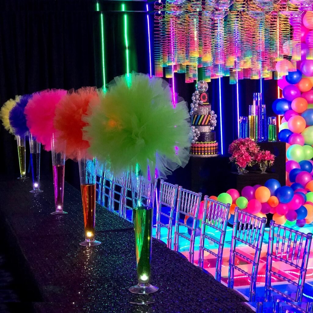 21 Neon Glow Birthday Rave Ideas | Epic Party Themes & Decor